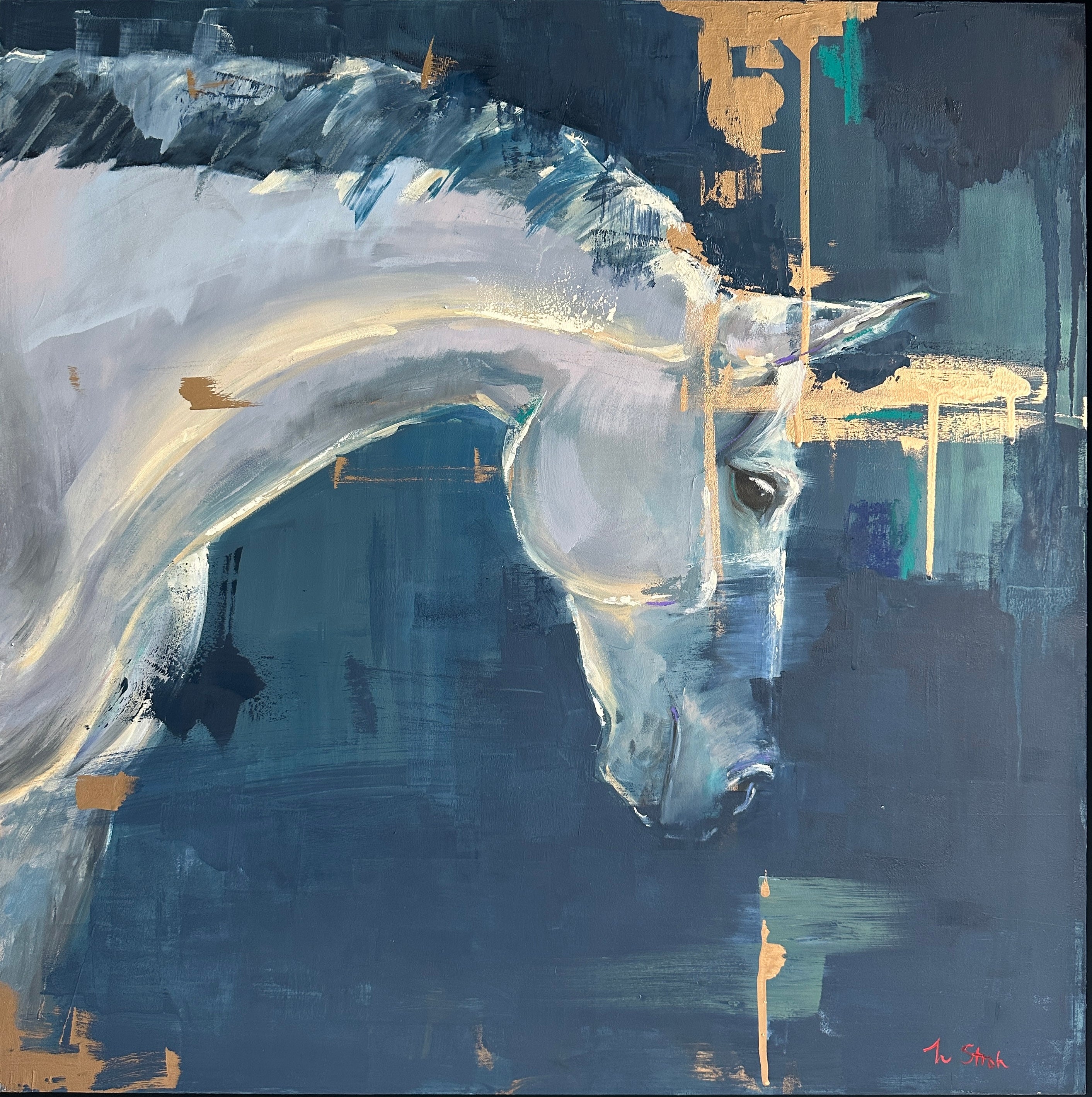 Horse Paintings for Sale | Equestrian Paintings by Weatherly ...