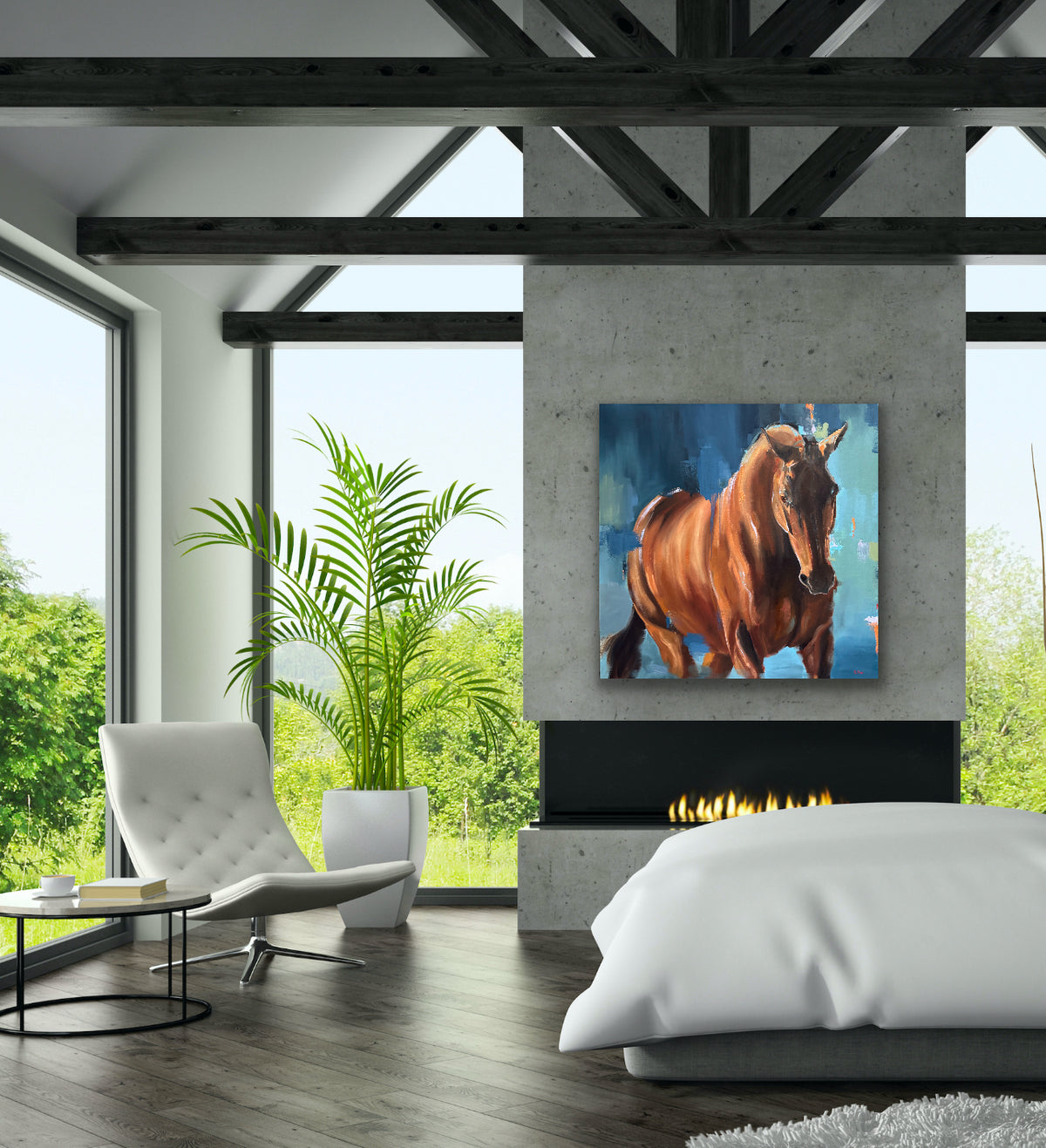 Gathered | Horse Artwork by Weatherly Stroh