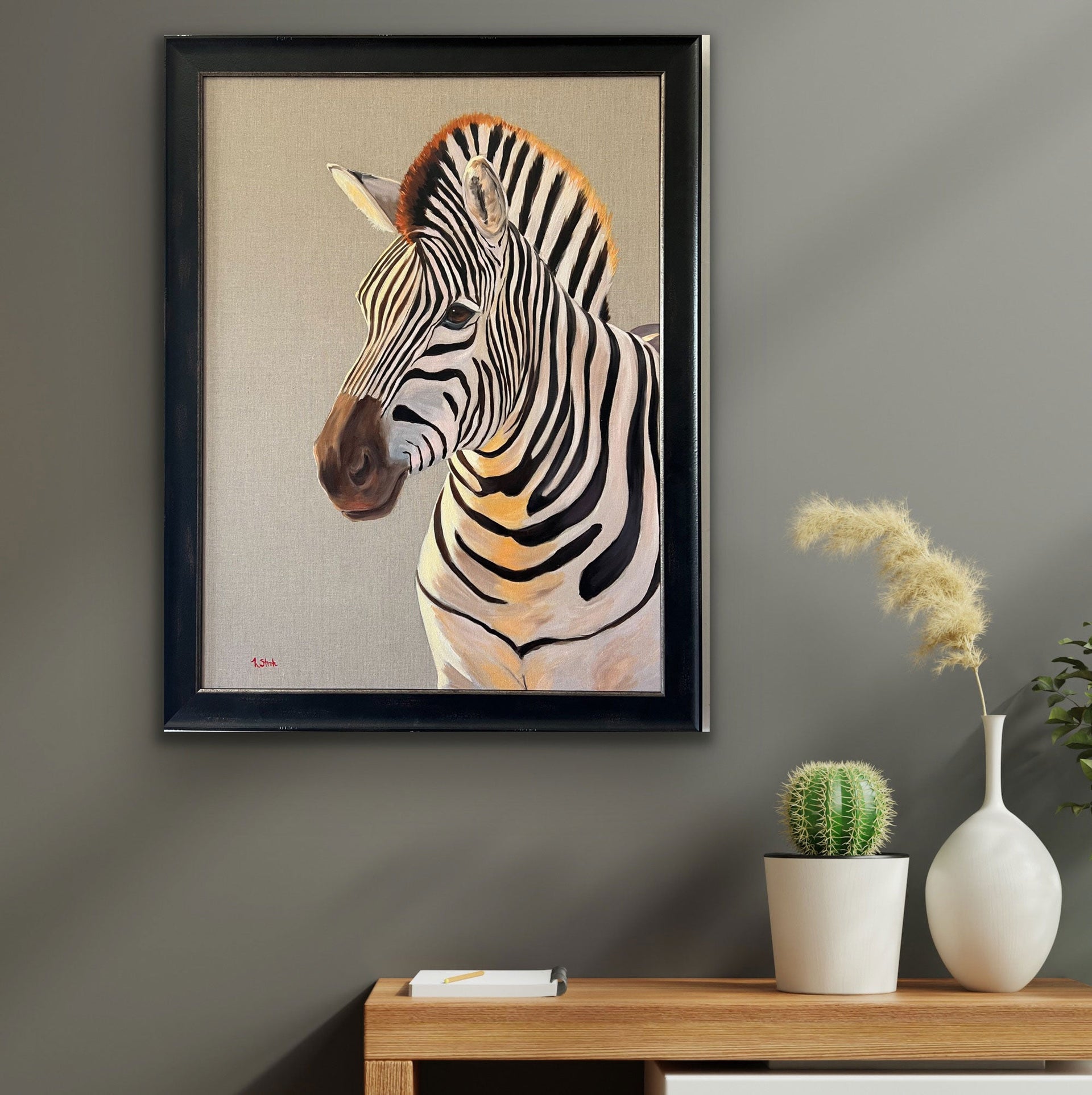 SUNLIT ZEBRA | 40 x 30 – Weatherly Stroh